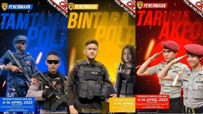 Penerimaan Polri 2023 Dibuka, Ini Cara Daftar dan Syarat Khususnya